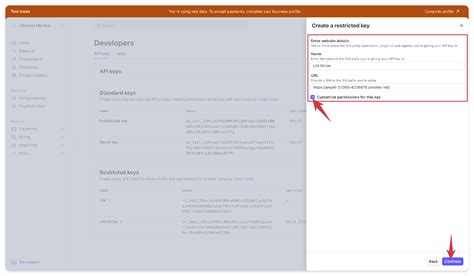 stripe setting up webhook and test public keys ultimate member