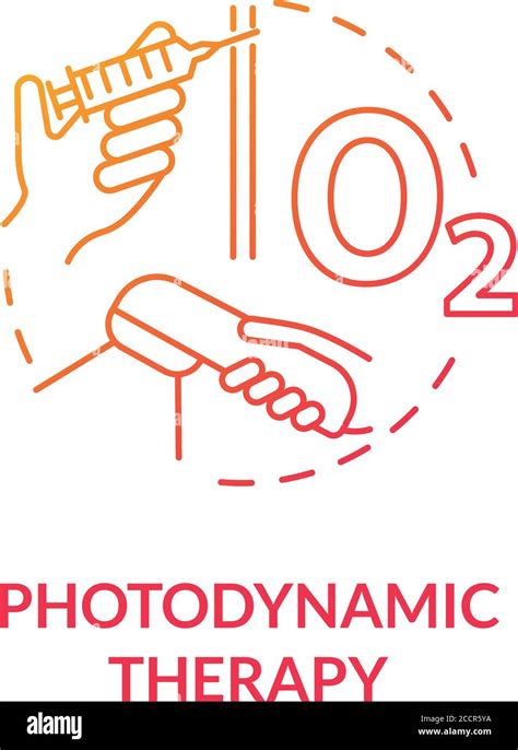 Photodynamic Therapy Concept Icon Stock Vector Image And Art Alamy