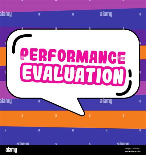 Writing Displaying Text Performance Evaluation Conceptual Photo The