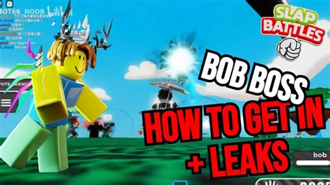 How can YOU get to the BOB BOSS In Slap Battles... - YouTube