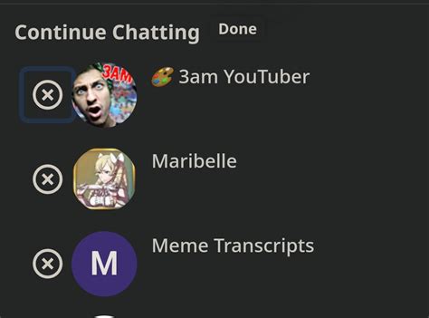 weird issue of not being able to hide characters r characterai
