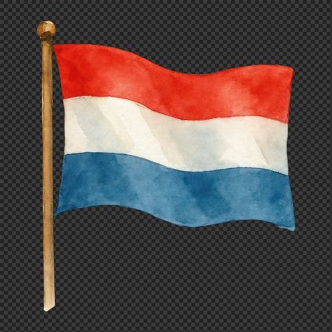 Png Watercolor Dutch Flag Illustration Free Png Rawpixel