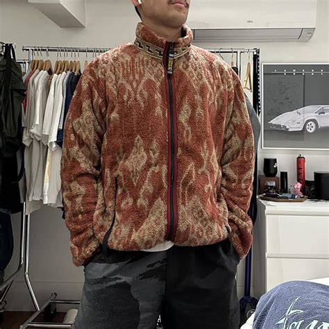 Kapital Java Red Fleece Size 4 Xl Fits Like Depop