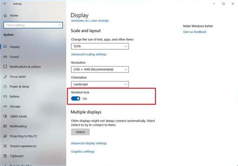 How To Disable Automatic Screen Rotation On Windows 10 Windows Central