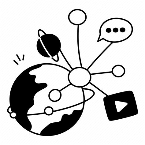 Global Network Digital Connection Internet Communication Social Icon Download On Iconfinder