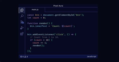 Pixel Aura By Viraj Nalbalwar Vs Code Themes