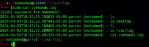 Generating A Log File For Command Line Commands In Linux Mohammed M Alani