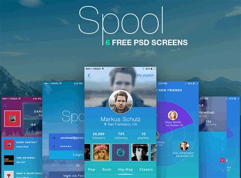 Free Mobile UI Kits For IOS Android IDevie