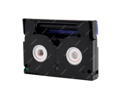 Premium Photo | Videocassette standard minidv isolated on a white ...