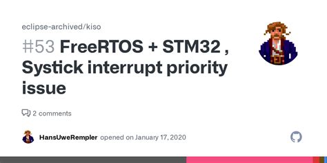 Freertos Stm32 Systick Interrupt Priority Issue · Issue 53