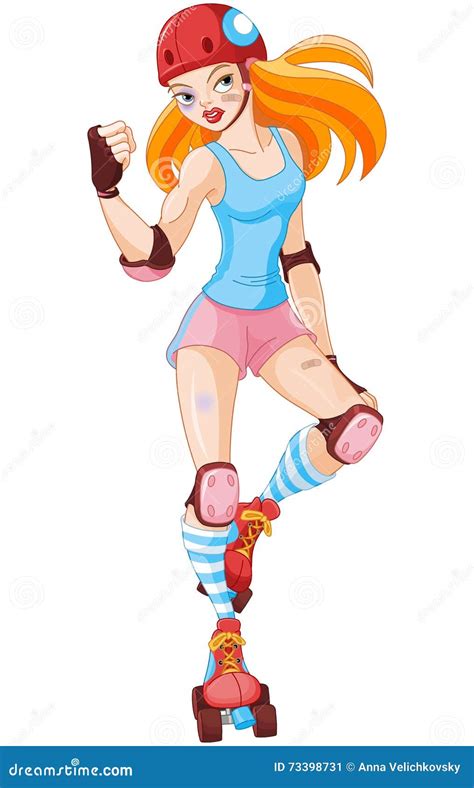 Cute Roller Coaster In The Amusement Park Vector Illustration 127032040