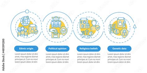 Examples Of Personal Information Blue Circle Infographic Template Data