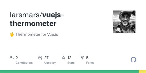GitHub Larsmars Vuejs Thermometer Thermometer For Vue Js