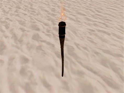 Second Life Marketplace Scripted Mesh Torch
