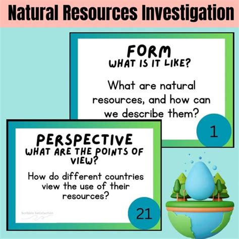 Natural Resources Pyp Investigation Grade 3 Sharing The Planet Key Concepts