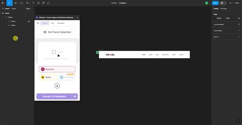how to tag the tp navigation menu widget for figma to elementor uichemy