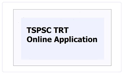 TG DSC Online Application 2025 TG TRT Registration At Tgdsc Aptonline In Tgdsc