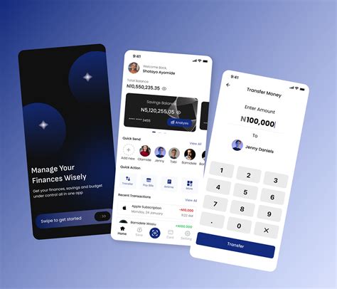 Finance Mobile App UI On Behance