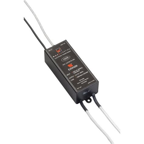 Electronic Class Transformer V Input V Output AA E The Lighting Gallery