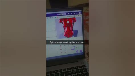 Python Script To Suit Up Like Ironman Pythonrobotics Marvel