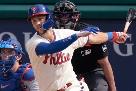 Phillies Trea Turner Hasnt Felt Locked In At The Plate Since 2021