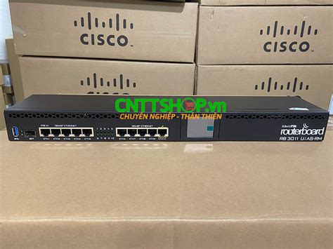 RB3011UiAS RM Router Mikrotik 10 x 1G RJ45 1 x SFP slots chính hãng