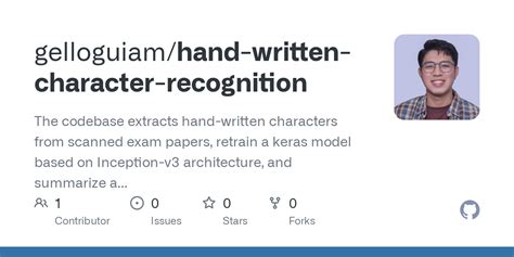 Github Gelloguiamhand Written Character Recognition The Codebase