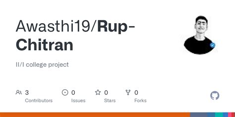 Github Awasthi19rup Chitran Iii College Project