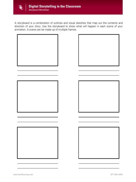 Digital Storytelling In The Classroom Storyboard Pdf