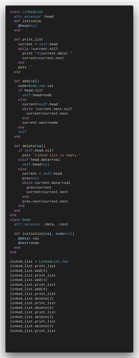 Data Structure In Ruby Linked List By Muktesh Deshpande Medium