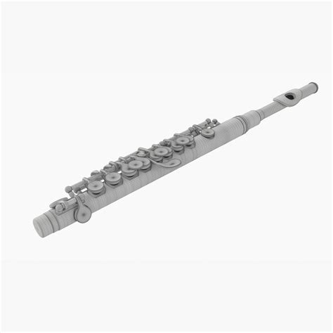 Piccolo Flute 3d Model Download Musical Instruments On