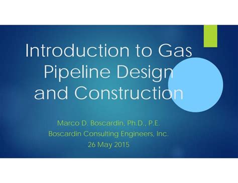 Gas Pipeline Design Pdf