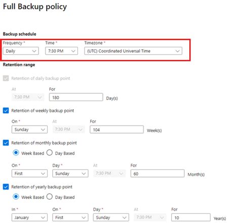 Configure Backup For Sap Ase Sybase Database On Azure Vms Using Azure Portal Azure Backup
