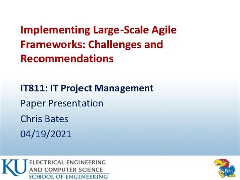 Implementing Largescale Agile Frameworks Challenges And Recommendations It