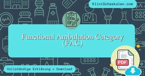 Functional Ambulation Category Fac Komplette Erklärung Pdf Ressourcen