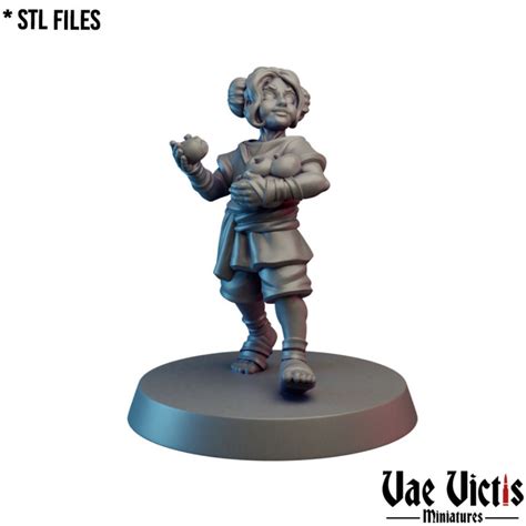 3d Printable Monk Apprentice Pre Supported By Vae Victis Miniatures