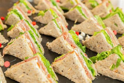 Assorted Mini Sandwiches Non Veg Deli Bite Catering