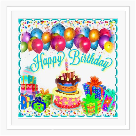 Happy Birthday Digital Greeting Card Photos And Images Digital Art