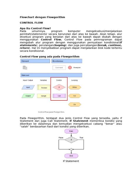 Flowgorithm If Pdf