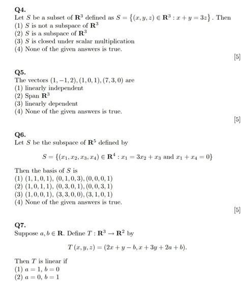 Solved Q Let S Be A Subset Of R Defined As S X Y Z Chegg Com