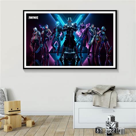 Hot Game Fortnite Battle Royale Poster Canvas Print Wall Decor Painting