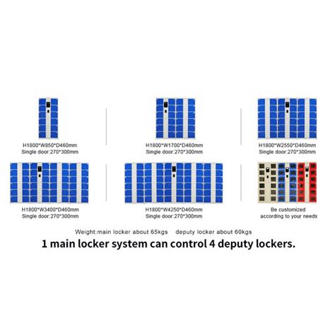 supermarket metal barcode locker custom metal furniturer hangzhou