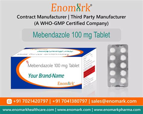 Mebendazole Tablets Contract Manufacturer