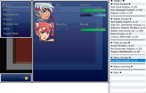 Ace Status Menu Problem RPG Maker Forums