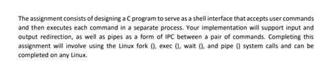 Solved The Assignment Consists Of Designing A C Program To Chegg