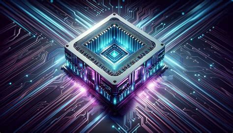 quantum processor futuristic computer technology central computer