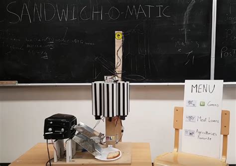 Sandwich O Matic Voice Controlled Sandwich Making Robot
