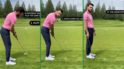 watch 10 different ways to execute same shot