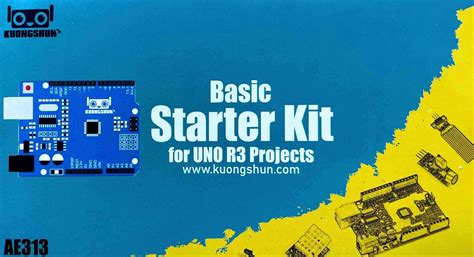 Arduino Uno R3 Starter Kit Complete Electronics Learning Bundle With