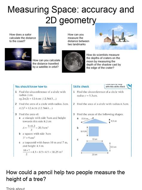 Unit 1 Measuring Space Accuracy And 2d Geometry Pdf Significant